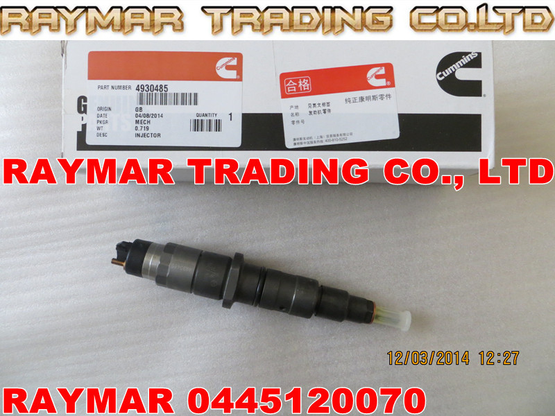 Inyector común 0445120070, 0445120241 del carril de BOSCH para Cummins ...